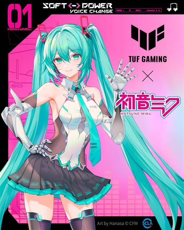 ASUS TUF Unveils Hatsune Miku-Themed Gaming Gear Collection - YugaTech ...